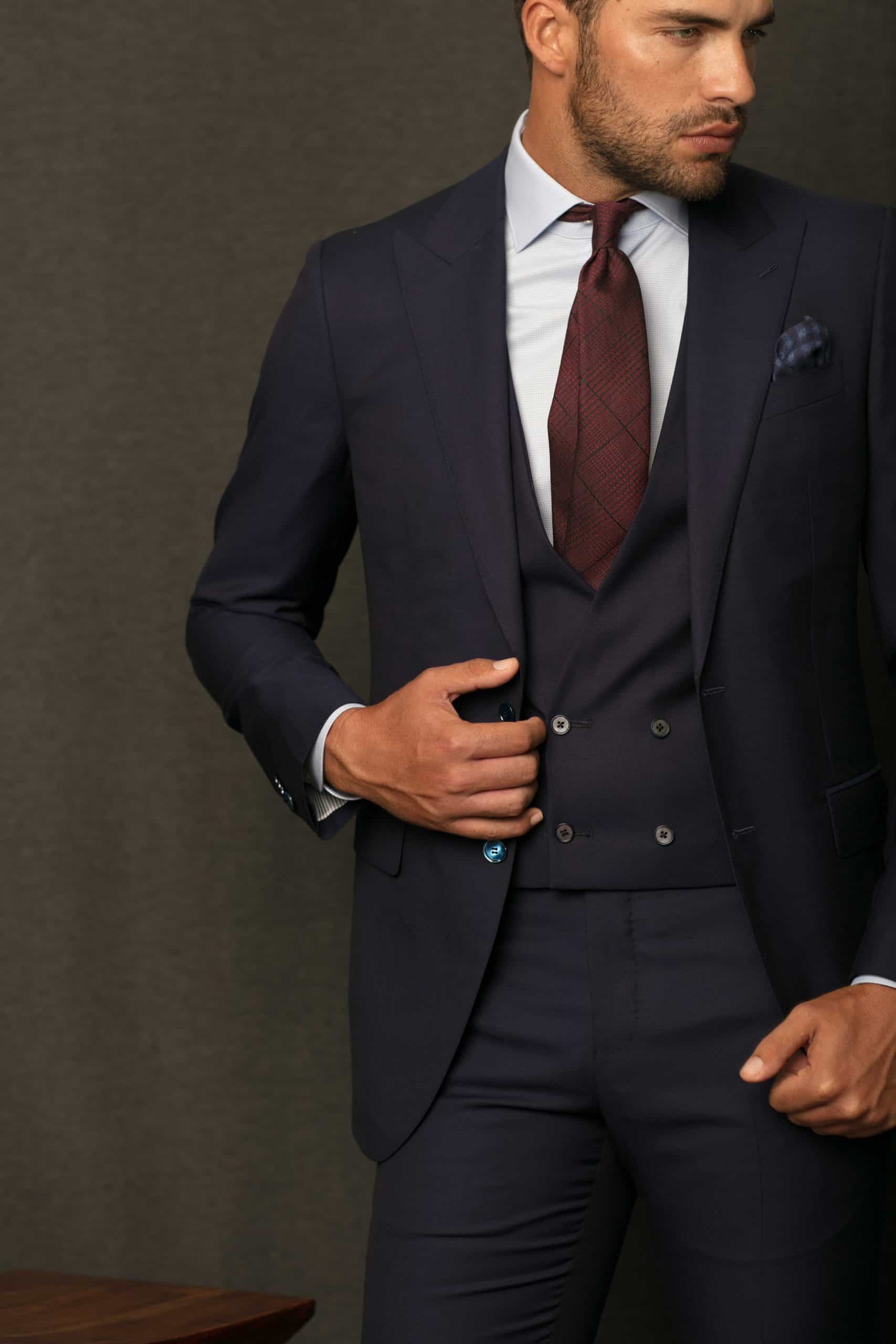 Garrison Bespoke Classic Shades of Blue Suits